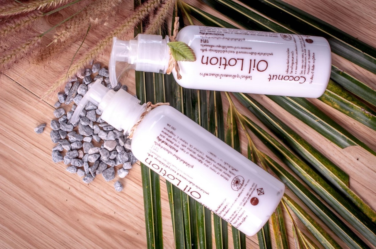 Coconut oil Lotion, Herbal Handmade Lotion - Saibua Thailand